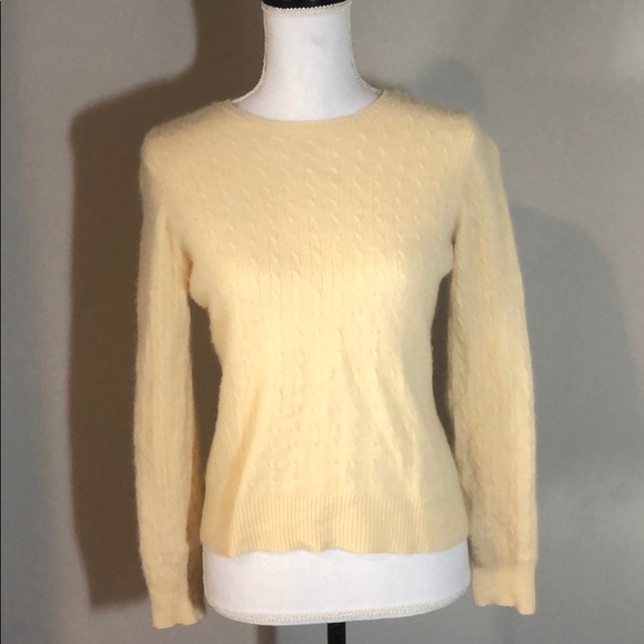 Valerie Separates | Sweaters | Vintage Butter Yellow Cashmere Sweater ...